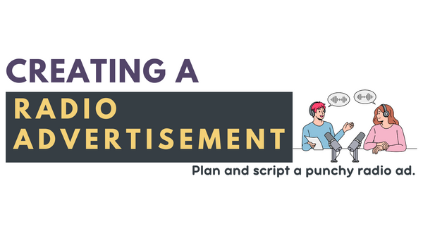 Radio Advertisement Worksheet – Pixel Literacy